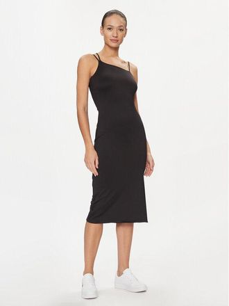 Tommy Jeans Kleid für den Alltag DW0DW17425 Schwarz Slim Fit