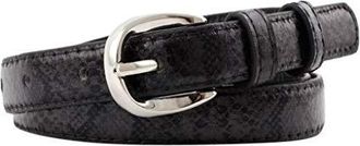 Generic Ceinture de loisirs unisexe en cuir avec boucle extensible pour homme, Noir, taille unique