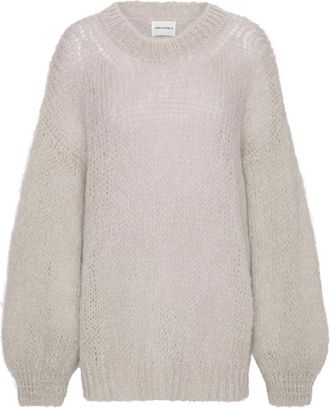 Americandreams Americandreams, Femme, Pulls, Beige, Taille: ONE Size Pepper Round Neck Pullover