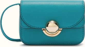 Furla Sfera M&uuml;nzb&ouml;rse S Amatore Blue Blau Sidney-kalbsleder Damen