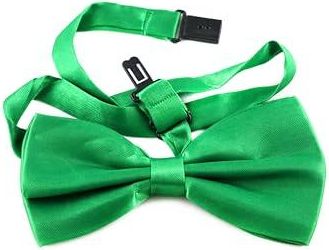 TMK Cravate papillon papillon accessoires festifs unisexe avec pailettes et multicolores réglables pour adultes et enfants unisexe cod.27600, vert, Adulti