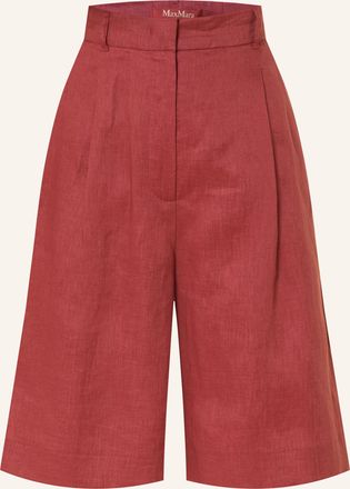 Max Mara Max Mara Studio Leinenshorts Caravan rot