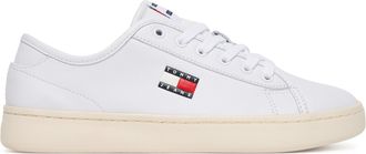 Tommy Jeans Sneakers aus Stoff Tommy Jeans Tjw Lightweight Court EN0EN02875 Weiß