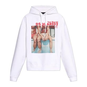 Dsquared2 Classic Hoodie - - Sweatshirts & Hoodies - Herren - Wei&szlig; - 2XL