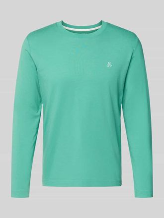 Marc O'Polo Shaped Fit Langarmshirt aus reiner Baumwolle