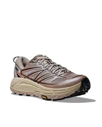 Hoka One One Mens Sneakers Mafate Speed 2 Putty-Black Upper: Synthetic Trainers Putty/black