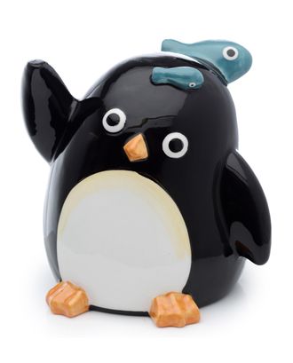 Puckator Huddle Pinguin Umgedrehter Becher aus Dolomit-Keramik