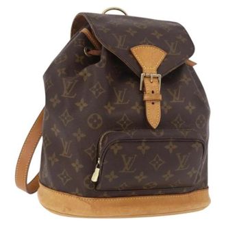 Louis Vuitton Pre-owned Montsouris MM Rucksack - - Pre-owned - Damen - Braun - ONE SIZE