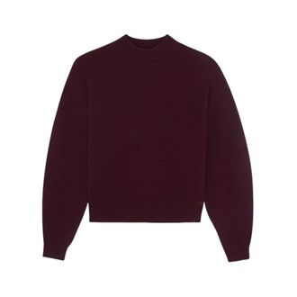 Kujten Kujten - Fany Chimney Neck Cashmere Sweater - Femme - Pulls - Rouge - Taille: 40 FR