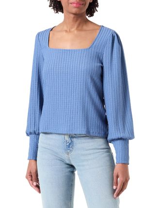 Vero Moda VMBELITA LS Square Neck Short TOP JRS
