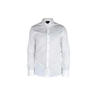 Philipp Plein LS Skull Shirt - - Shirts - Herren - Wei&szlig; - S