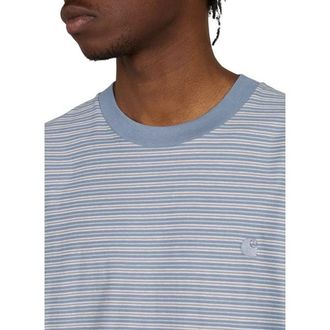 Carhartt Work in Progress Tee-shirt droit col rond ray&eacute; en coton