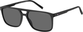 Tommy Hilfiger Homme, Accessoires, Noir, Taille: 57 MM TH 2280/S Lunettes de soleil