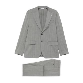 Manuel Ritz Homme, Costumes, Gris, Taille: 2XL Costume crois&eacute;