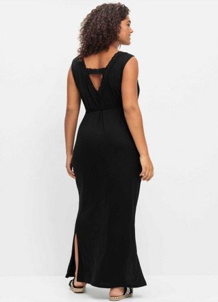 Sheego Strandkleid Maxikleid &Auml;rmellos