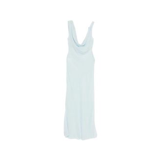 Andamane Femme, Robes, Bleu, Taille: 34 FR Minerva Cowl Sleeveless Maxi Dress