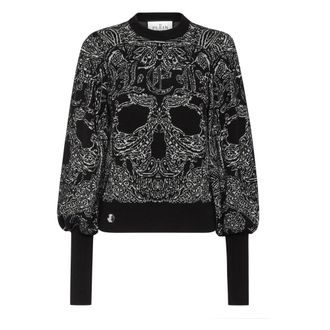 Philipp Plein Damen, Strickwaren, Schwarzk, SGr&ouml;&szlig;e