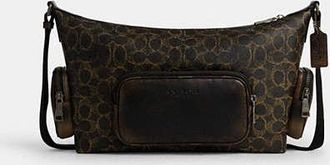 Coach Finn Umh&auml;ngetasche Aus Loved-Signature-Canvas Mit F&auml;chern