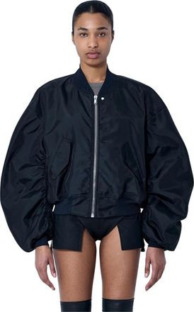 Rick Owens Femme, Vestes, Noir, Taille: 38 FR Bomber Oversize