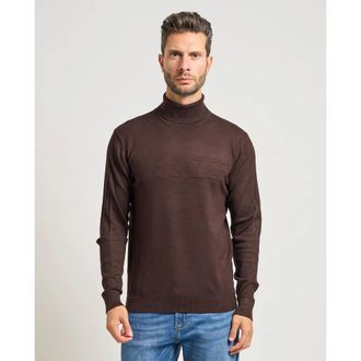 Yes-Zee YES Zee, Homme, Pulls, Brun, Taille: 2XL Pull Col Roul&eacute;