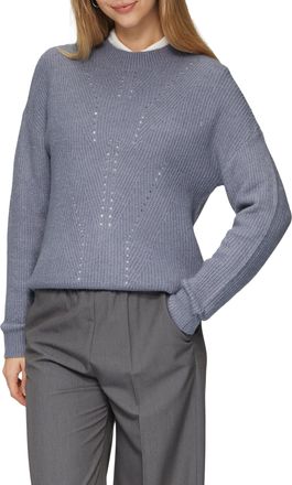 QS by s.Oliver Pullover in melierter Optik