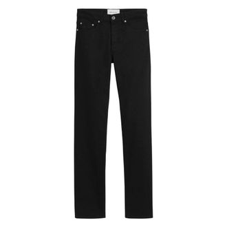 Ami Homme, Jeans, Noir, Taille: W34 Jean en coton coupe droite