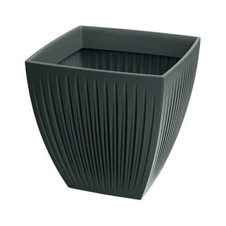 Prosperplast Blumentopf Latia Square MIDL, &Oslash; 40 x 40 cm, Anthrazit