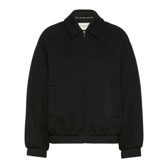 Max Mara Boxy Jersey Scuba Bomberjacke - - Jackets - Damen - Schwarzk - XS