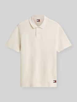 Tommy Jeans Relaxed Fit Poloshirt aus reiner Baumwolle