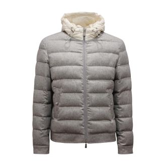Eleventy Seiden/Kaschmir Daunenjacke- Hergestellt in Italien - - Jackets - Herren - Grau - L