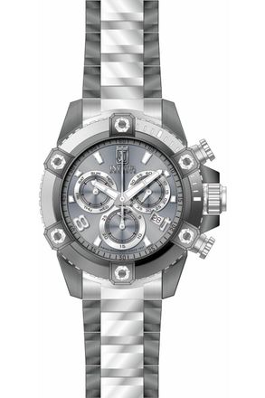 Invicta Jason Taylor 51274 Herrenuhr - Quarzwerk - Edelstahl mit grauem Zifferblatt - 50 mm