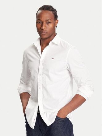 Tommy Jeans Hemd DM0DM22026 Wei&szlig; Regular Fit