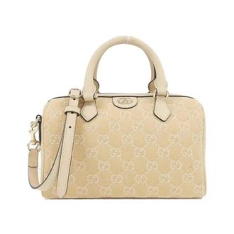 Gucci Sac Boston Pre-owned - Femme - Pre-owned - Beige - Taille: ONE Size