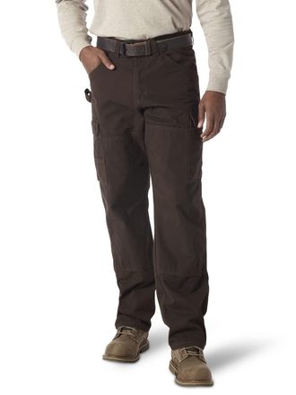 Wrangler Herren Rangerpantranger / pantranger cal&ccedil;a ranger pantal&oacute;n rangerunner work utility pants, Dunkelbraun, 32W 32L EU