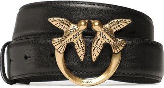 Pinko Pinko Damengürtel Love Berry H3 Belt PE 23 PLT01 100125 A0F1 Schwarz