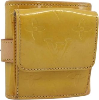 Louis Vuitton Porte-monnaie Pre-owned - Femme - Pre-owned - Jaune - Taille: ONE Size