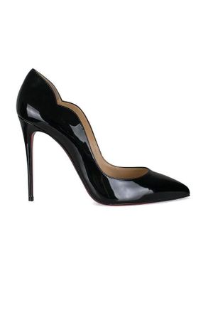 Christian Louboutin Hohe Schuhe - Black Patent Leather Hot Chick Pumps - Gr. 36,5 (EU) - in Schwarz - f&uuml;r Damen