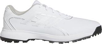 adidas Mens Chaussure de Golf sans Crampons Traxion Lite Max Bounce, Cloud White/Silver Metallic/Core Black, 45 1/3
