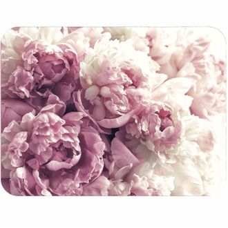 MG Design Set aus 4 Kork-Platzsets - Peony - 30 x 40 cm - hitzebeständig & abwischbar, mit Korkrückseite