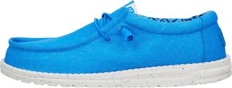 HeyDude Hey Dude Wally Canvas - Mens Shoes - Blue - Size EU 46