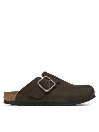Birkenstock Pantoletten Boston Wire Buckle 1032762 Dunkelbraun