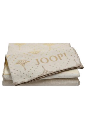 Joop Wohndecke, Ecru, Textil, 150x200 cm, Kettelrand, Wohntextilien, Decken, Kuscheldecken