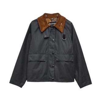 Barbour Spey Wachsjacke - - Jackets - Damen - Grau - M