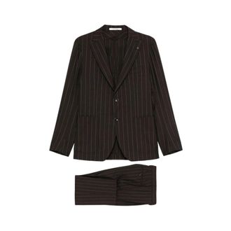 Tagliatore Single Breasted Suit - - Suits - Herren - Braun - XL
