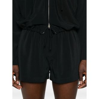Alexander Wang Silk and Acetate Mini Shorts - Black