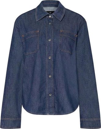 7 For All Mankind Damen Jeansbluse UTILITY CLASSIC