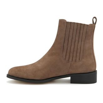 Isabel Bernard Vend&ocirc;me Chey Chelsea-Stiefel aus Kalbsleder/Wildleder - - Shoes - Damen - Beige - 36 EU