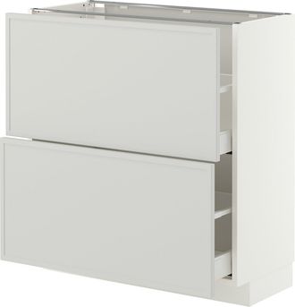 IKEA METOD / MAXIMERA Unterschrank mit 2 Schubladen