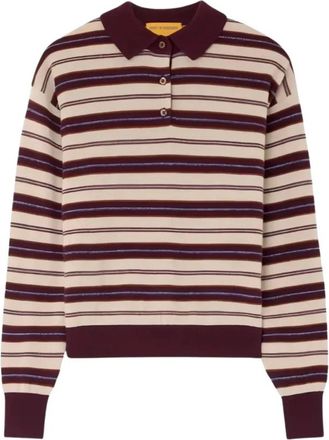 Guest In Residence Femme, Tops, Multicolore, Taille: 36 FR Polo Rayures Universitaires