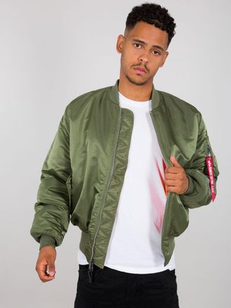 Alpha Industries Alpha Industries Mens MA-1 Bomber Jacket in Sage Green